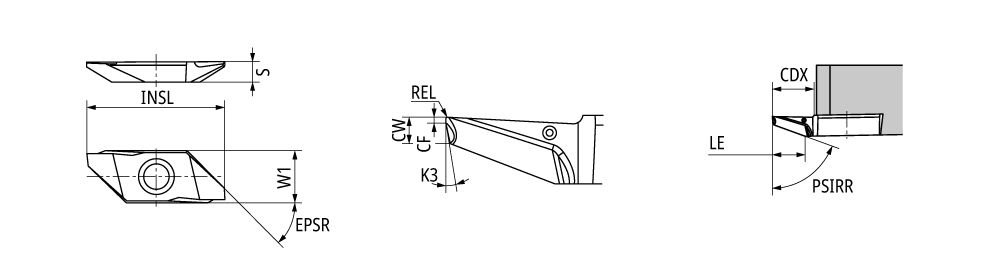 NTK Cutting Tools - Metal Working Tools - Miniature Machining - Inserts ...