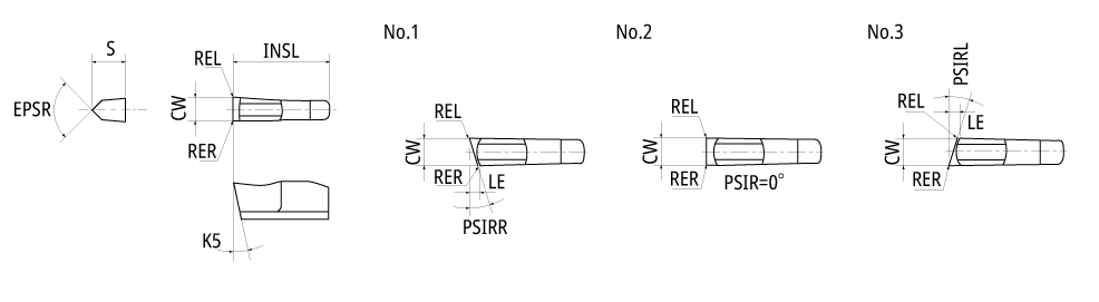 NTK Cutting Tools - Metal Working Tools - CTV type insert : 7905723 ...
