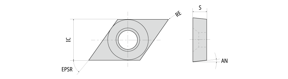 NTK Cutting Tools - Metal Working Tools - DCGT-K(U)HG Type insert ...
